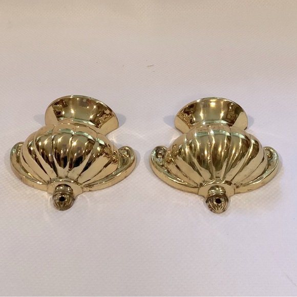 The Bombay Co. | Accents | Vintage Brass Wall Pockets Pair Of Solid ...